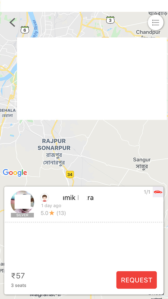 Swipe-able Card View overlapping Map View - General Discussion ...