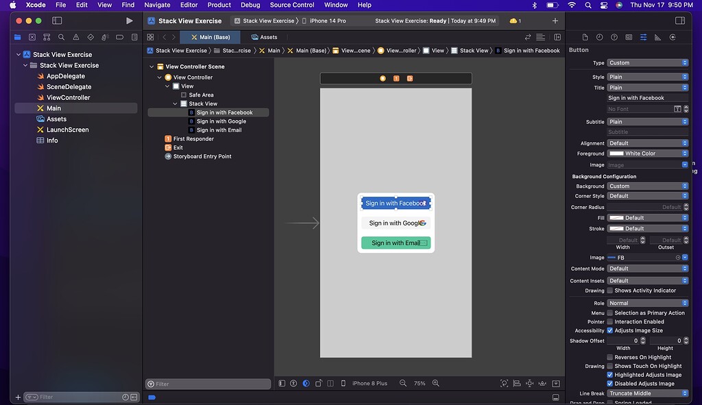 UIStack View Tutorial Lesson 3 - General Discussion - CodeCrew Community