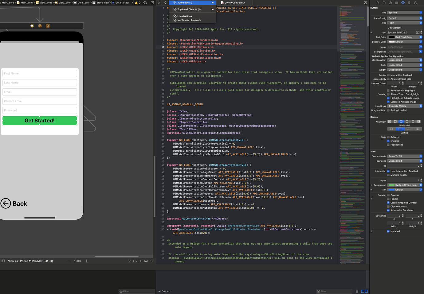 Assistant editor showing .h files instead of .swift files. PLEASE HELP ...