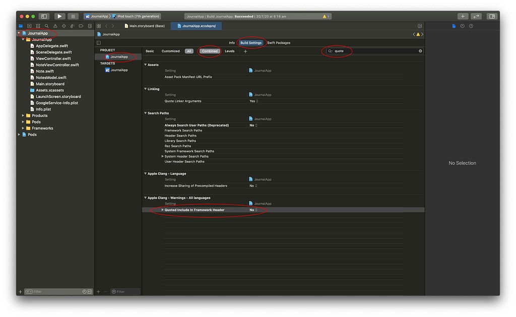Error Message On Pod Build Double Quoted Include General Discussion Codecrew Community